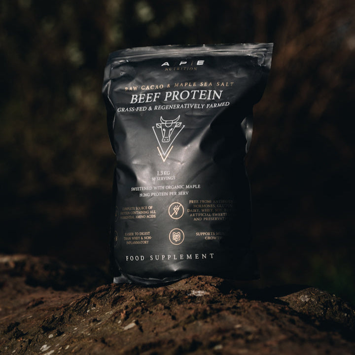 Grass-Fed Beef Protein | Raw Cacao & Maple Sea Salt – APE Nutrition Ltd