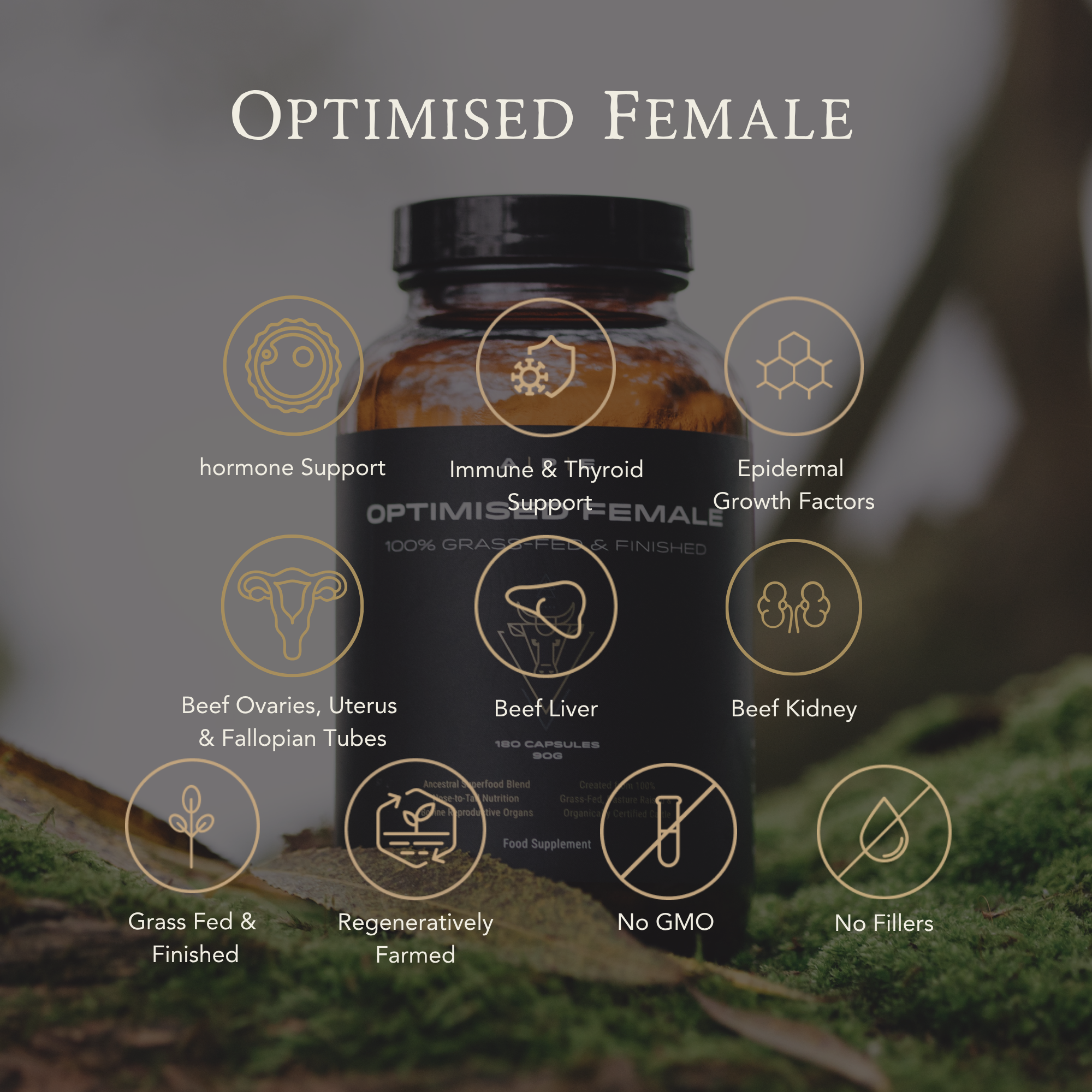 Organic & Grass-Fed Optimised Female – APE Nutrition Ltd