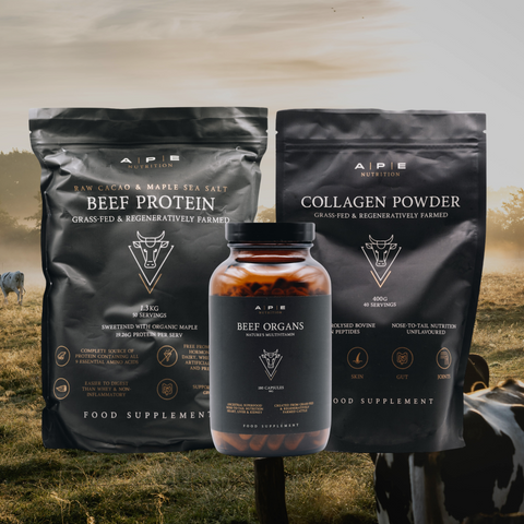 Foundations Bundle | Protein, Collagen & Beef Organs – APE Nutrition Ltd
