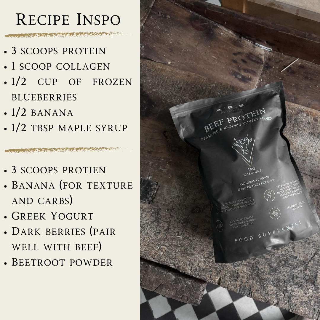 Grass-Fed Beef Protein | Unflavoured – APE Nutrition Ltd