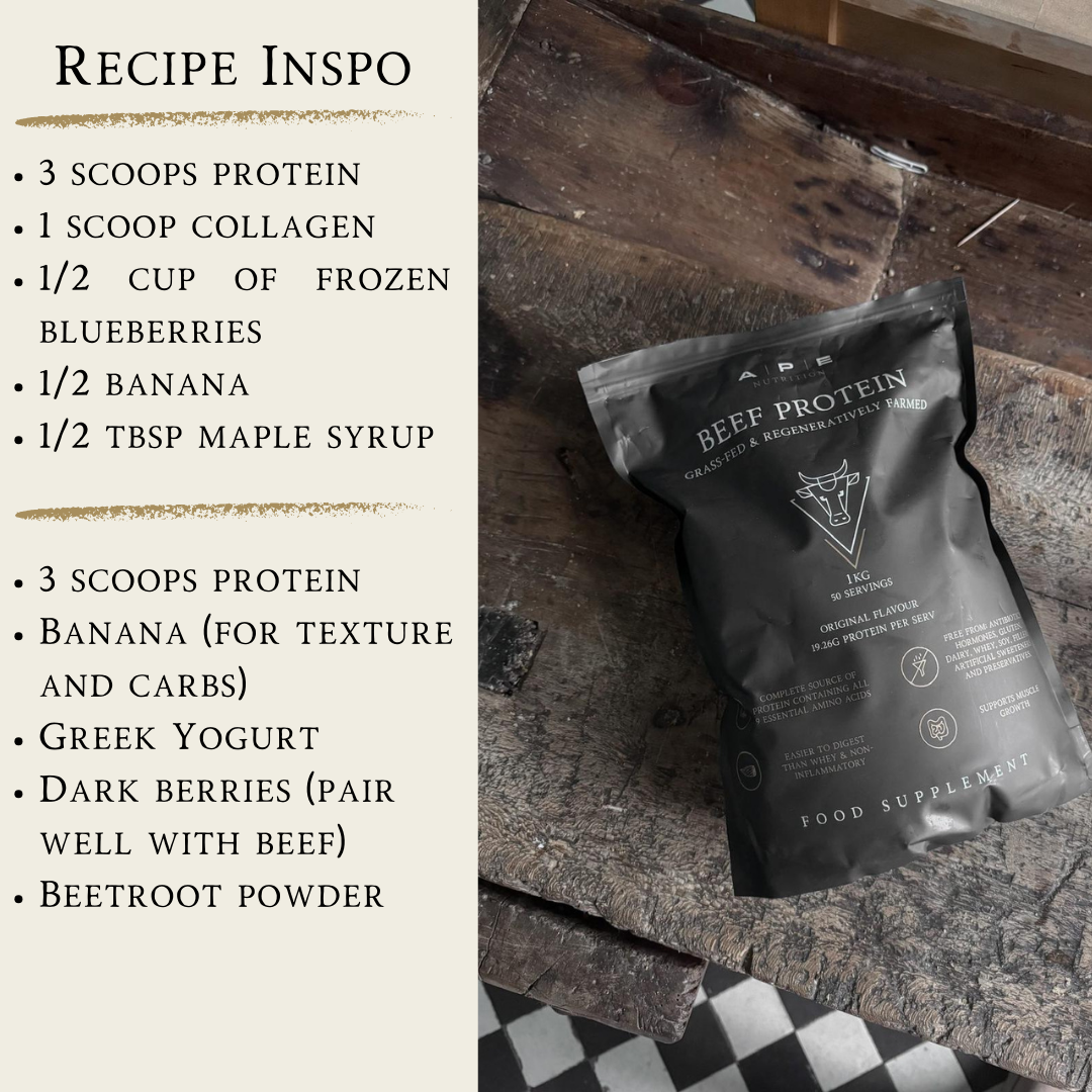 Grass-Fed Beef Protein | Unflavoured – APE Nutrition Ltd